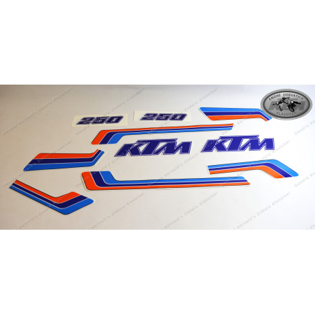 decal kit KTM models 1981 125/250/350/390/420/495, on special order ...