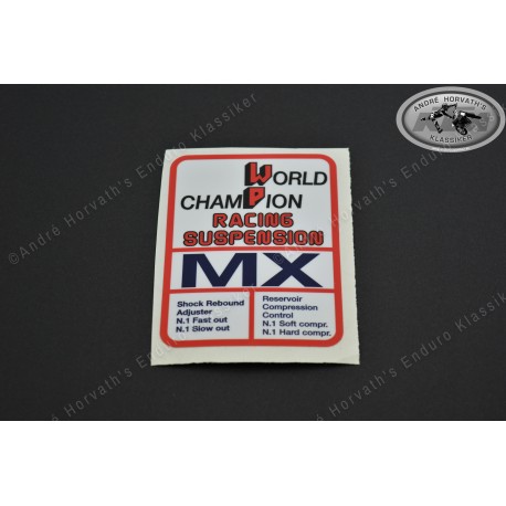 White Power World Champion Decal