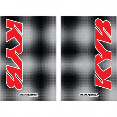 Kayaba fork decal kit 155x235mm (kit suits to two fork tubes)